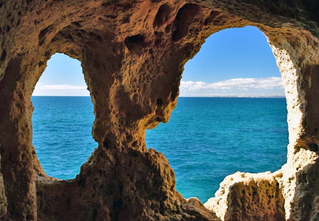 The Algar Seco and Boneca Cave, Carvoeiro